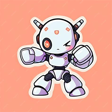 Premium Photo Minimal Japanese Kawaii Robot Chibi Anime Vector Art