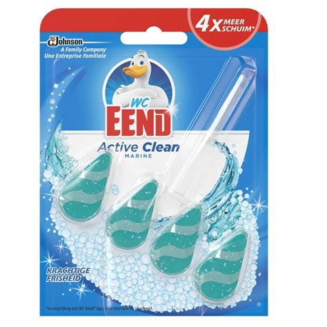 Wc Eend Active Clean Toiletblok Marine Stuk 38g