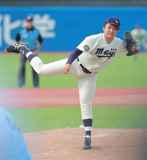 明大・村田、6回66球0封 巨人・桑田ファーム総監督「テンポがいい」／大学野球選手権 サンスポ