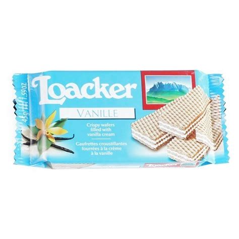 Jual Loacker Wafer Vanilla Import Vanila Shopee Indonesia