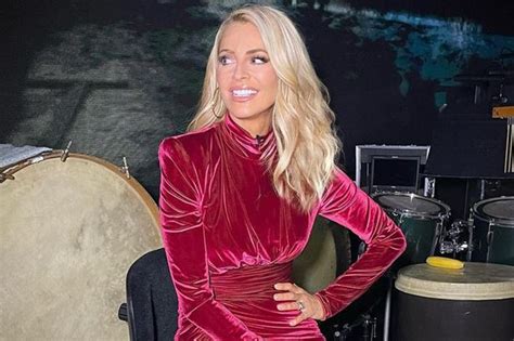 Strictly Host Tess Daly Wows In Red Velvet As Claudia Winkleman Dons