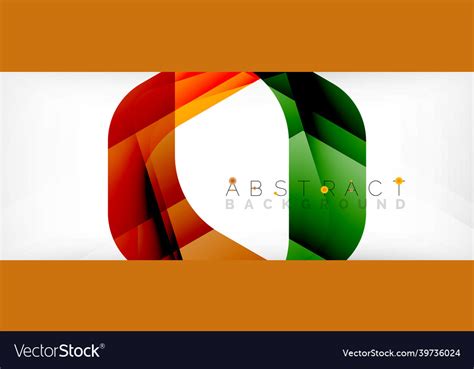 Minimal Abstract Background Color Overlapping Vector Image