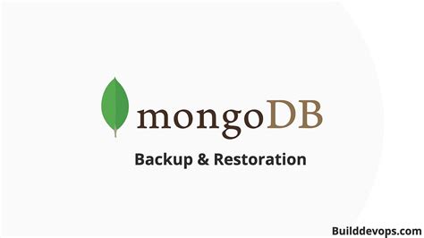 Mongodb Backup And Restoration