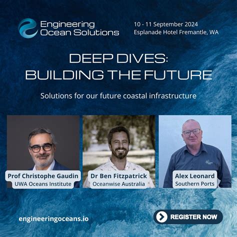 🌊 Exploring The Future Of Coastal Infrastructure Weve Brought Together Three Leading Experts To