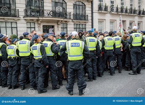 Anti Fascist Protests In London Editorial Stock Image Image Of