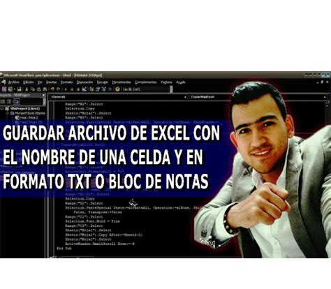 Como GUARDAR Un Archivo De Excel En Formato De Bloc De Notas O TXT Con