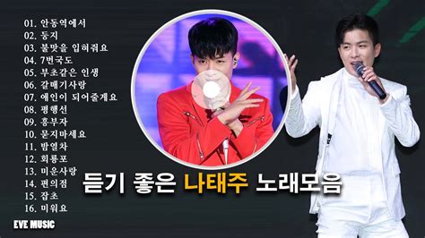 듣기좋은 나태주 노래모음 羅泰株 ナ・テジュ Youtube