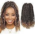 Amazon WUDAS Short Passion Twist Hair 14 Inch Pre Twisted Passion Twists Crochet Hair
