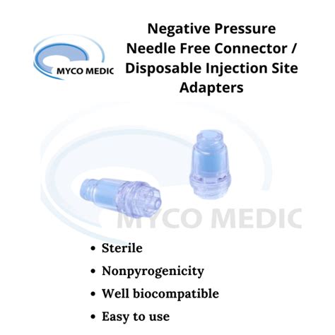 Injection Site Adaptors Negative Pressure Needle Free Connector Lazada