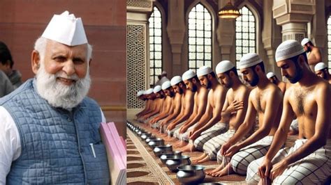 हरिहर मंदिर के हवन कुंड में वजू कर रहे संभल के मुस्लिम Sambhal