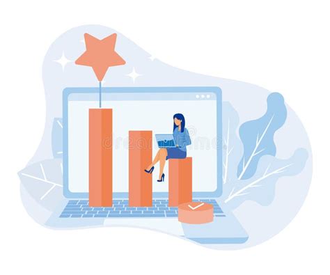 business goals illustration characters setting task goal and target