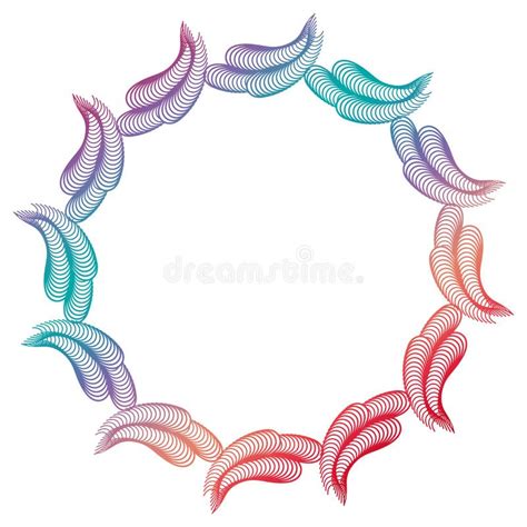 梯度颜色摘要圆的框架 复制空间 光栅剪贴美术 库存例证 插画 包括有 曲线 可怕的 复制 抽象 线路 86267102