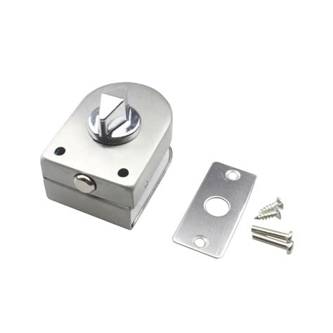 China Newest Stainless Steel Glass Door Lock And Floor Latch Lock