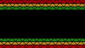 Black History Month With Black Background For American African Culture
