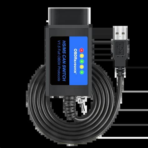 BlueDriver ELM USB V FORScan For Ford Coding ELMconfig FoCCCus OBD Adapter With HS MS CAN