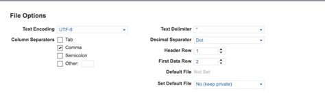 loading csv file issue numbers dots commas anaplan community