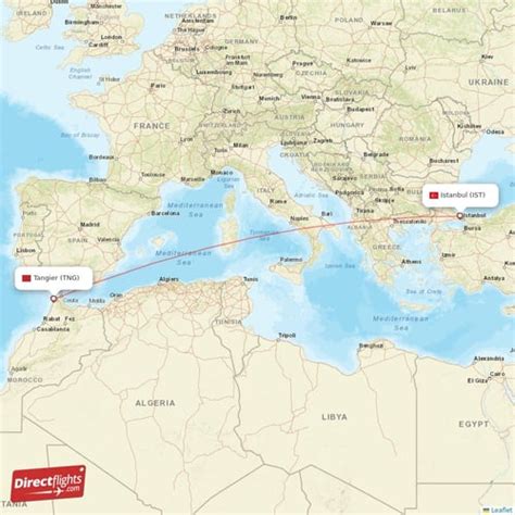 Direct Flights From Tangier To Istanbul Tng To Ist Non Stop