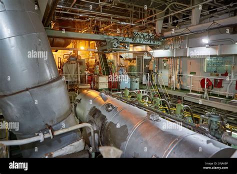 Ships Engine Room Vessels Ship Engine Room Space Industrial Stairs Ships Engine Heavy