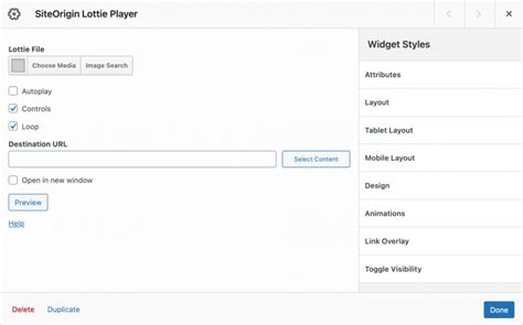 Introducing The Lottie Player Widget SiteOrigin