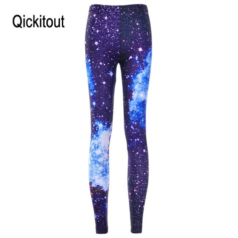 Wholesale Hot New Women Sexy Universe Galaxy Blue Printed Leggings