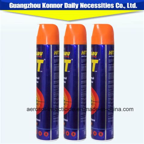 China Pyrethroid Insecticide Spray Aerosol Insect Killer For Indoor Use