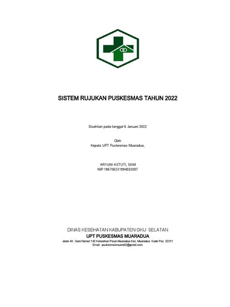 Pedoman Sistem Rujukan Puskesmas Pdf Pengembangan Diri Sains