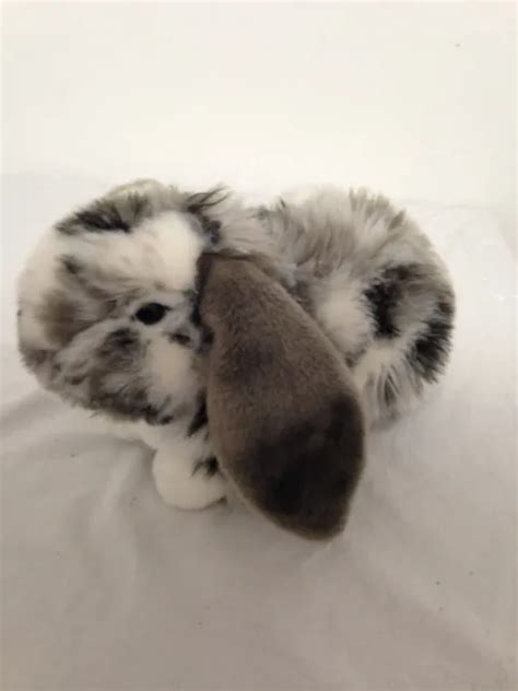Living Nature Large Lop Eared Grey Rabbit An316g Soft Toy Plush H12 £