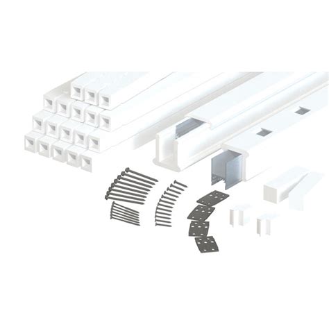 Timbertech Statement 8 Ft X 36 In White Pvc Deck Stair Rail Kit At