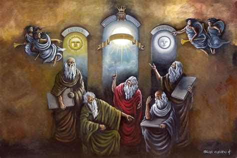 El despertar de la conciencia cuadro original Óleo sobre Lienzo