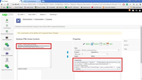 Adding A Mobile Cell Phone Into The Topcontent Sage Crm Hints Tips And Tricks Sage Crm