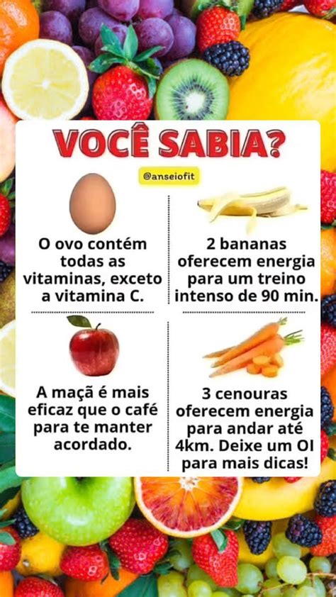 VOCÊ SABIA DESSAS DICAS SAUDÁVEIS in Healthy recipes No carb diet Clean eating diet
