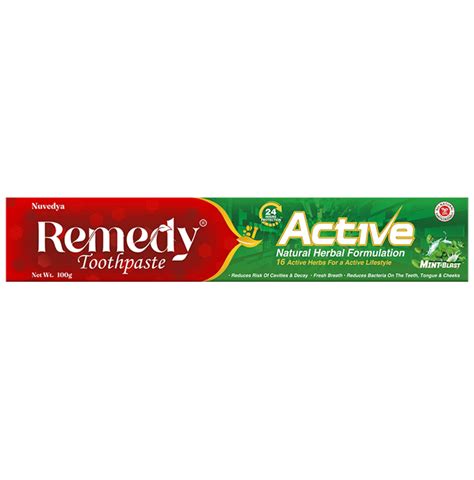 Remedy Active Toothpaste Buy Tube Of 1000 Gm Toothpaste At Best Price