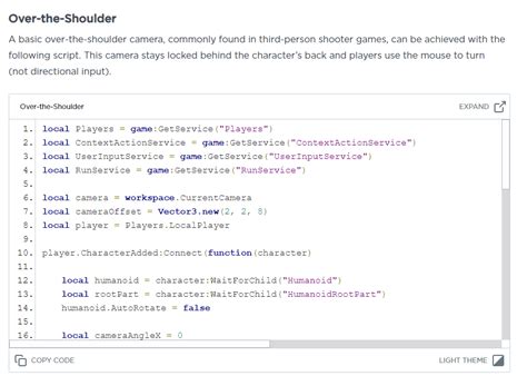 How Do You Make A Game Which Is Shift Lock Only Scripting Support