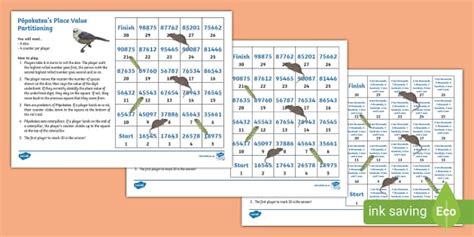 Pōpokoteas Place Value Partitioning Games Teacher Made