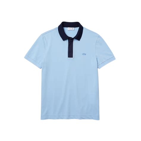 라코스테 스마트 파리 오가닉 코튼 피케 폴로 셔츠 블루 네이비 블루 Lacoste KREAM