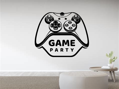 Game Zone Wall Decalgame Wall Artbest Gamer Wall Stickervinyl Letter