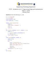 C Programming Exam 3 Review Course Hero