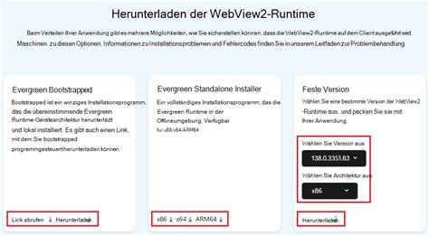 verteilen ihrer app und der webview2 runtime microsoft edge developer