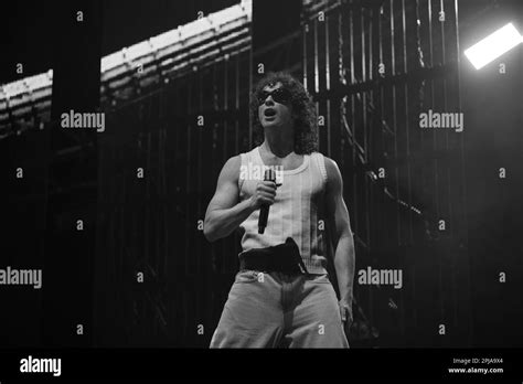 Don Broco Live At First Direct Arena Leeds Uk 23rd March 2023 Stock
