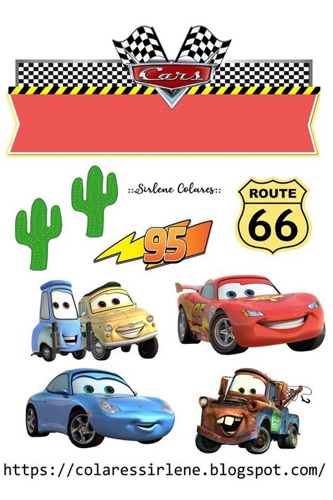 Topo De Bolo Carros Artofit