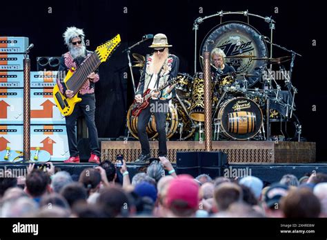 Elwood Francis Bassist Billy Gibbons Guitarist And Frank Beard
