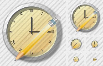 Clock Edit Icon Soft Professional Stock Icon And Free Sets