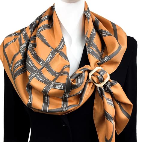 How A Simple Scarf Ring Can Save The Day Scarf Rings Simple Scarf Hermes Scarf Ring