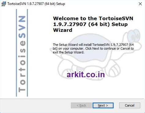 SubVersion Server Setup Linux Version Control Software TortoiseSVN ARKIT