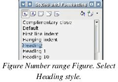 OpenOffice Writer Linked Styles
