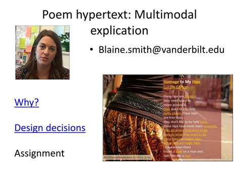 Ppt Poem H Ypertext Multimodal Explication Powerpoint Presentation
