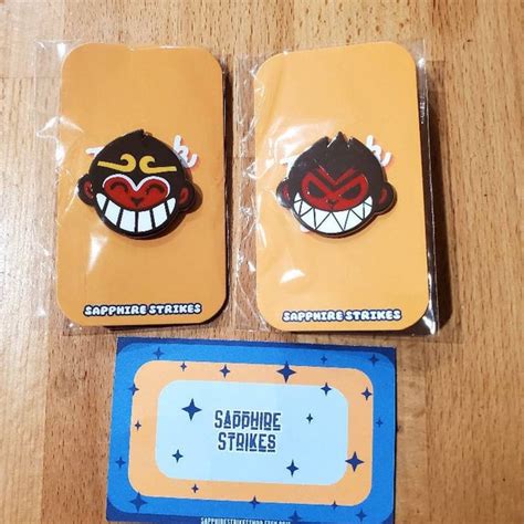 Lmk Sun Wukong And Macaque Logo Enamel Pin Etsy
