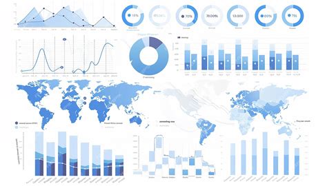 Premium Photo A Map Of The World With A Chart Showing The Worlds Data