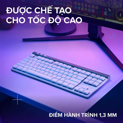 Bàn Phím Logitech G515 Tkl Lightspeed Wireless Rgb Trắng Chính Hãng