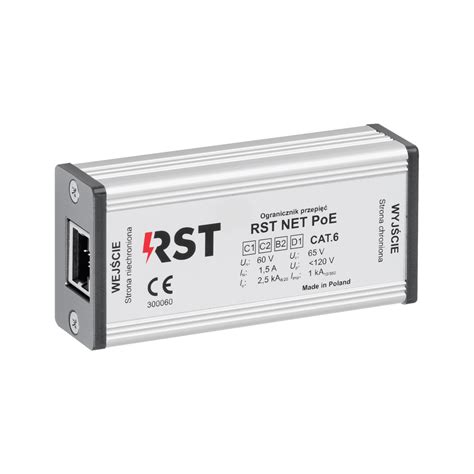 Ogranicznik Przepięć Rst Net Poe Do Ochrony Sieci Ethernet I Systemów